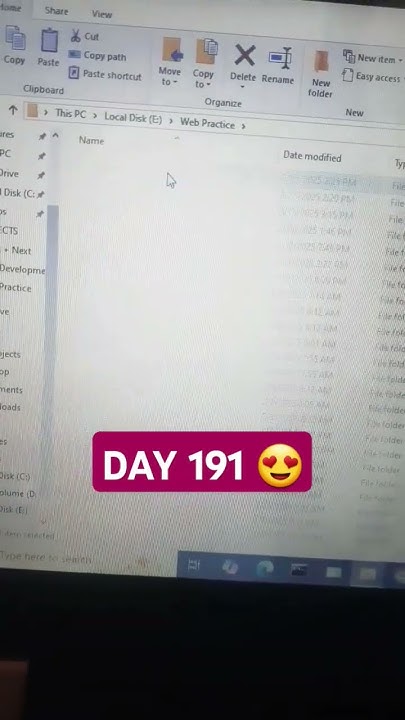 191 Days of Coding! 😍 #html #css #javascript #react #nextjs #mongodb #expressjs #nodejs #tcss ...