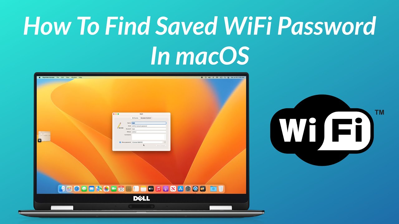 How To Find Saved WiFi Password In MacOS YouTube How To Find Saved WiFi Password In MacOS YouTube
