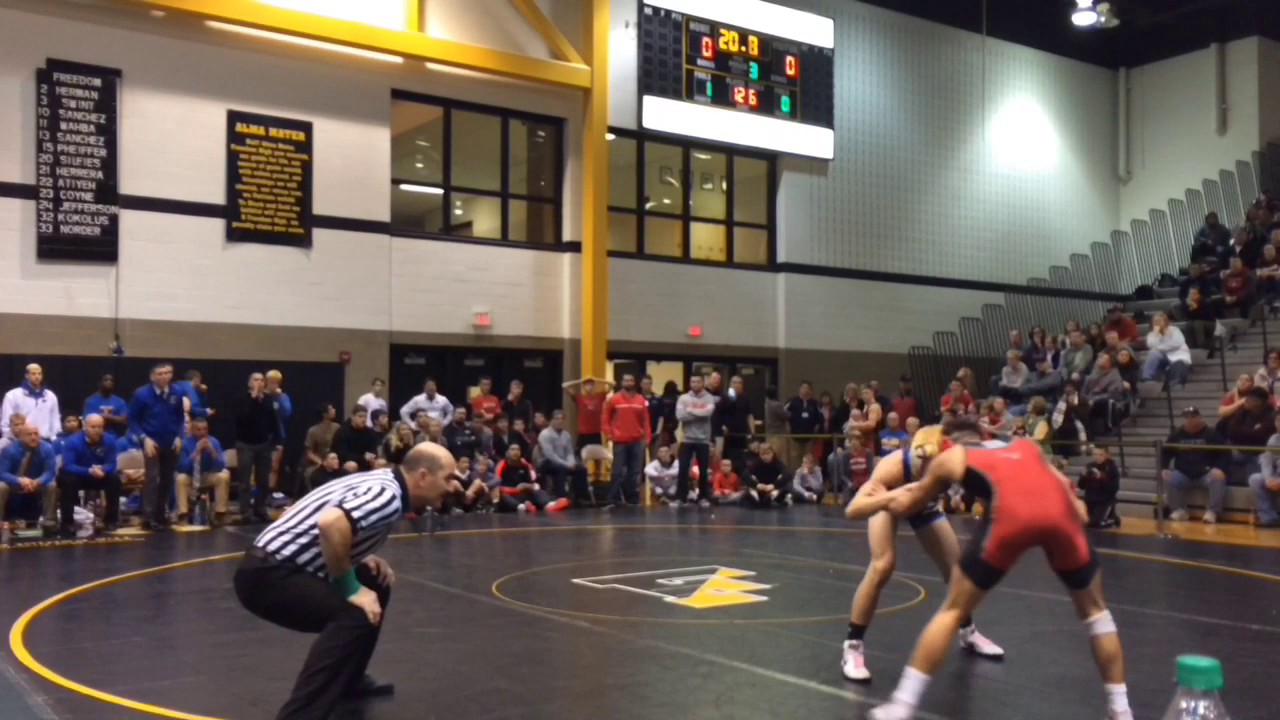 Wilson wrestler Jared Corriere wins No. 100 - YouTube
