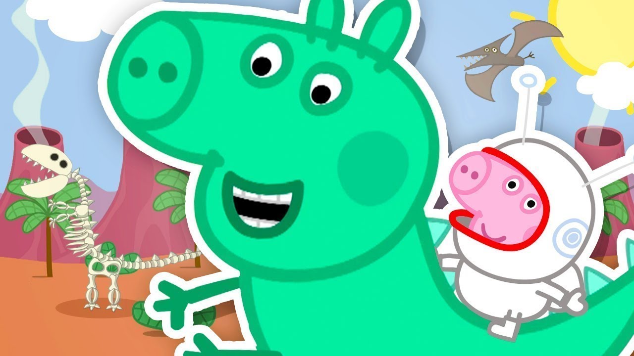 George Turns into a Fierce Dinosaur in Peppa Pig's World 🐷 🦖 Peppa Pig ...