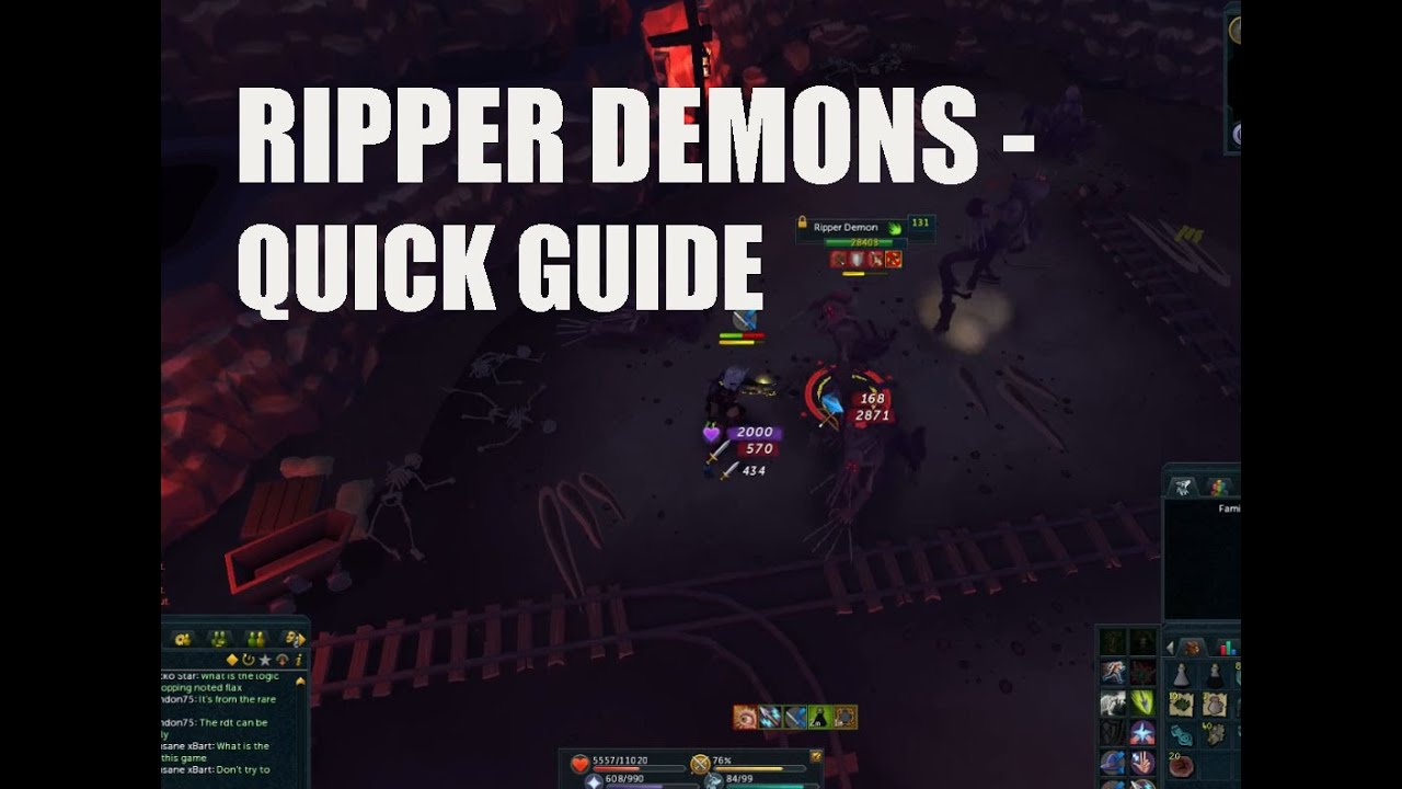 Runescape: Ripper Demons - Quick Guide - YouTube