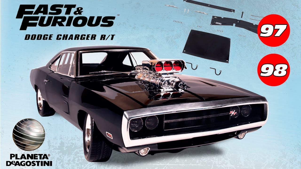 DODGE CHARGER R/T - N° 97 98 - ESCALA 1/8 - PLANETA DEAGOSTINI - YouTube