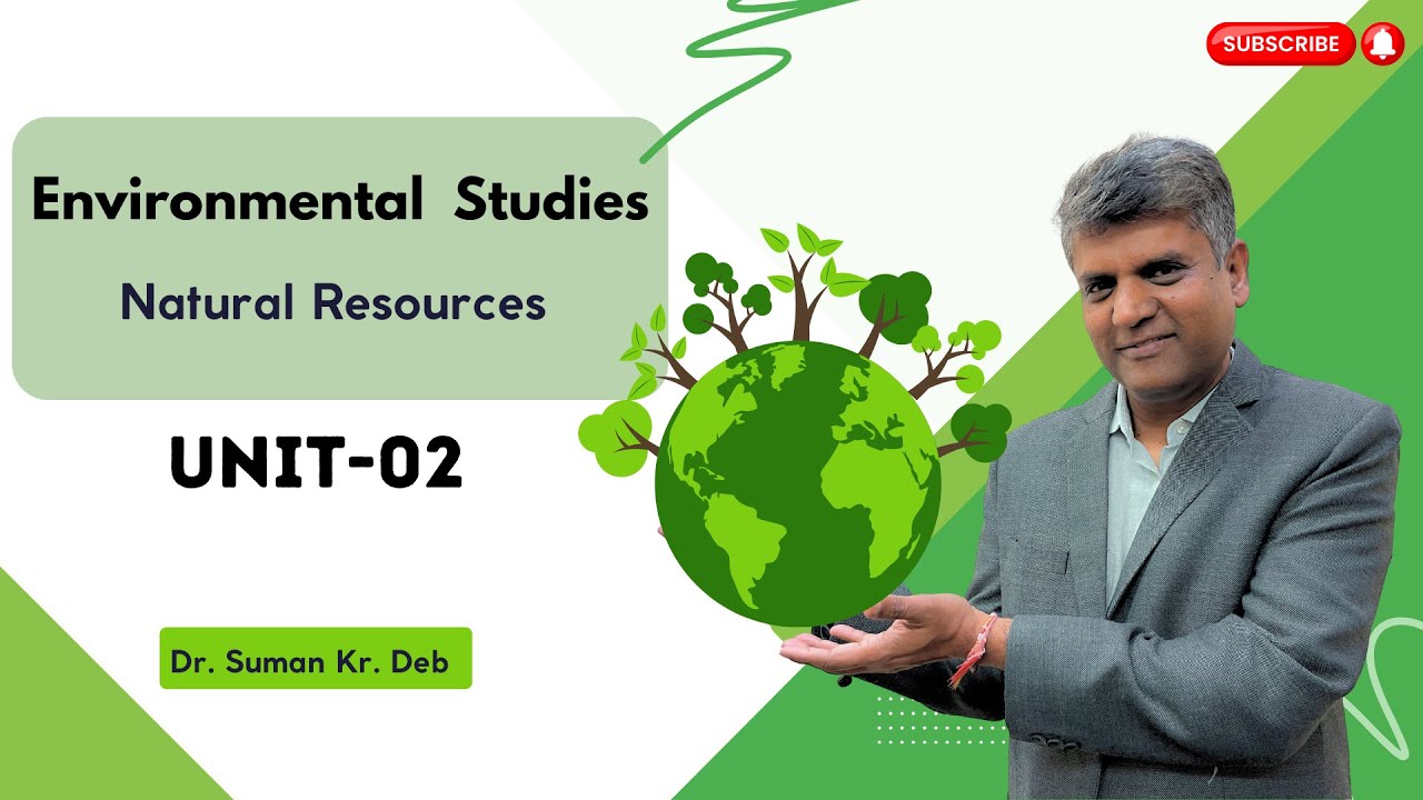 Environmental Studies | Unit 02 : Natural Resources || BBA Course ...