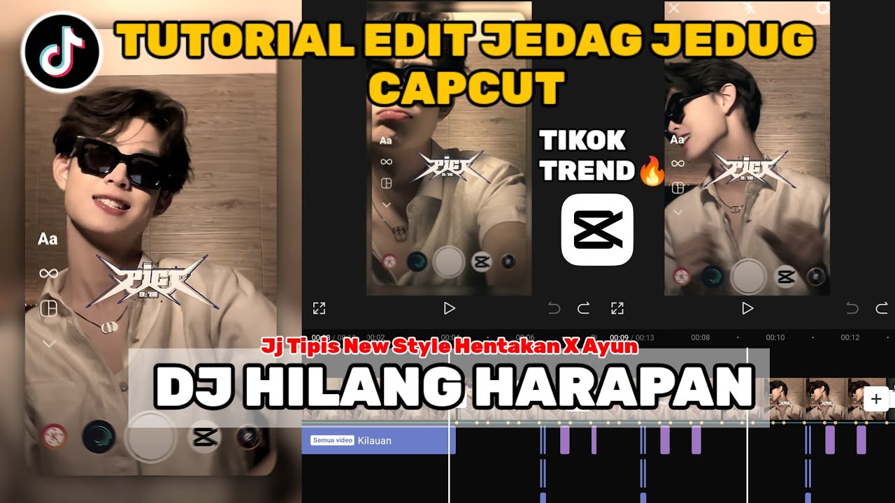 Tutorial Edit Jedag Jedug Capcut DJ HILANG HARAPAN - YouTube