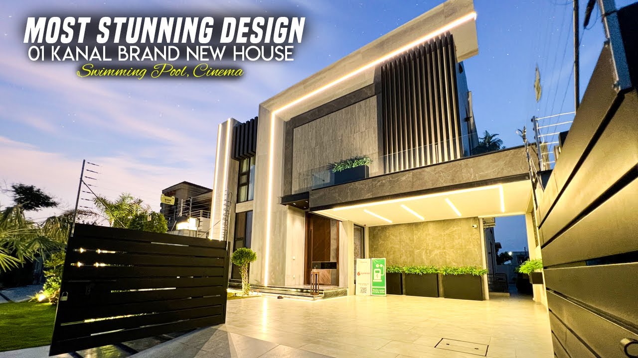 Billionaire Luxurious House- Most Awaited 1 Kanal Automated House For Sale in DHA Lahore - YouTube