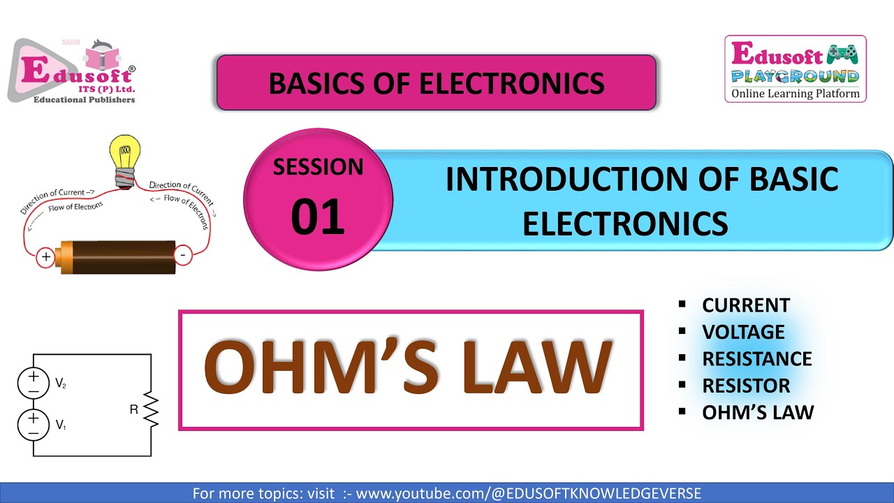 SESSION 1: BASIC CONCEPTS OF ELECTRONICS - YouTube