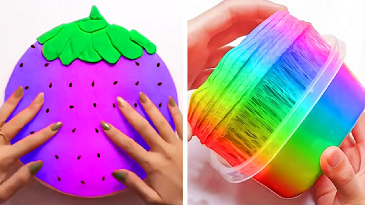 Slime ASMR | Oddly satisfying ASMR | Relaxing Slime | @Slime Land - YouTube