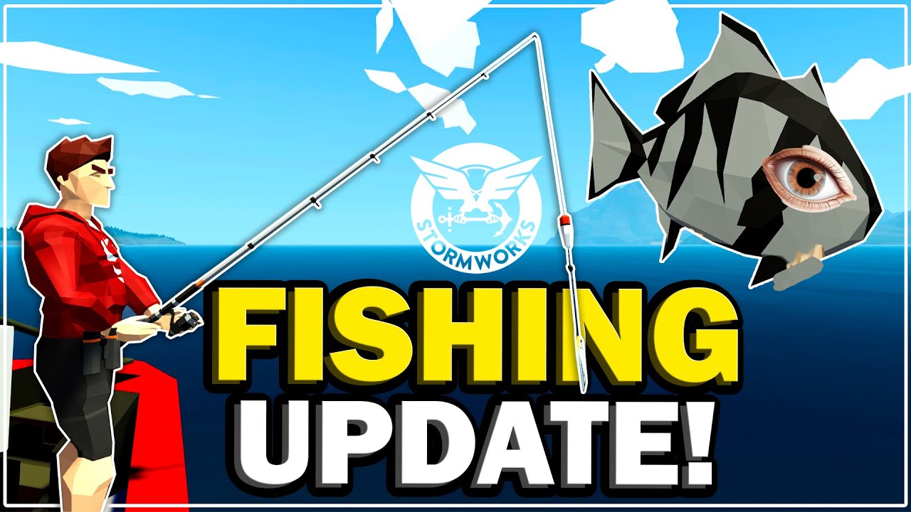 NEW FISHING UPDATE: There's Now Fishing In Stormworks! - YouTube