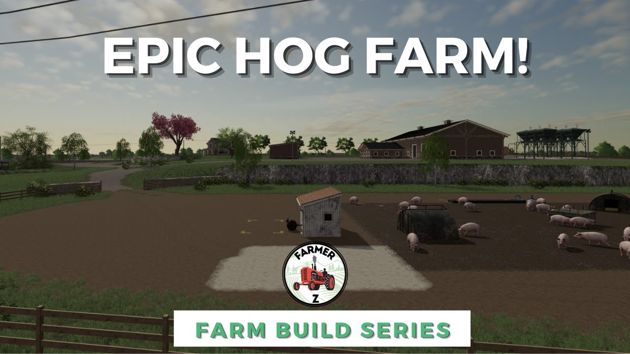 Pig Farm on County Line - Farm Build Timelapse - FS19 - YouTube