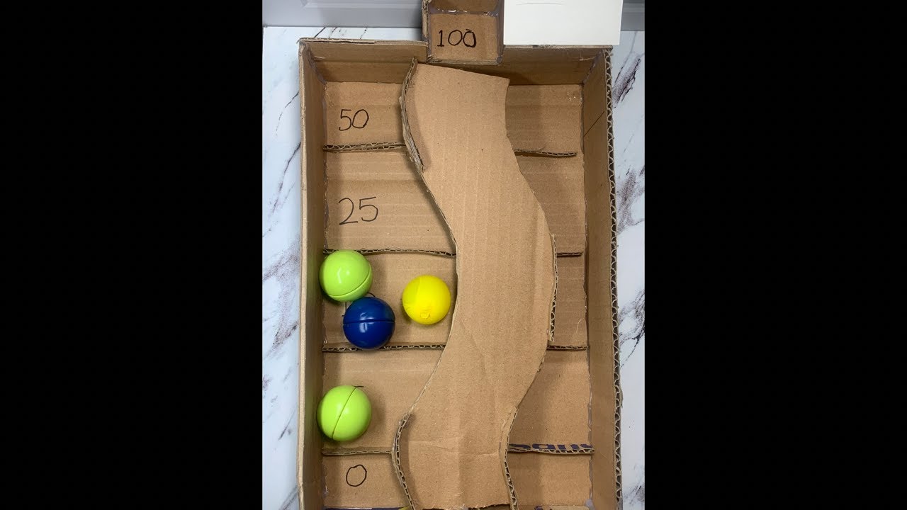Diy cardboard ball - YouTube