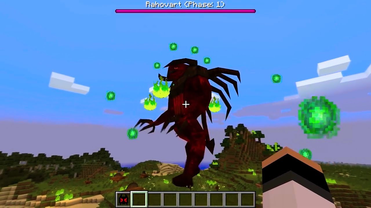 minecraft mod giant mobs! minecraft scary mobs! - YouTube