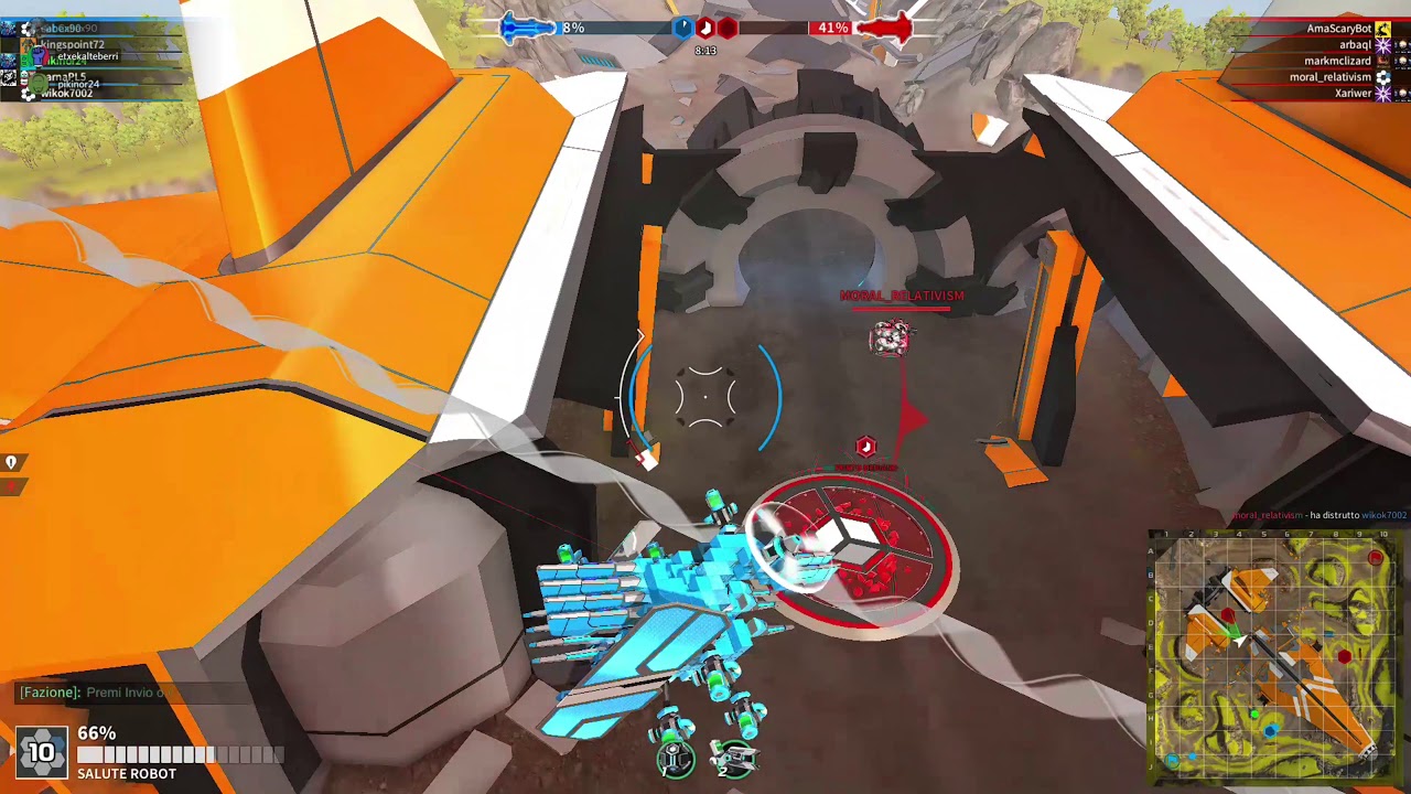 Robocraft - Battle Arena - healer with a looong discussion #21 - YouTube