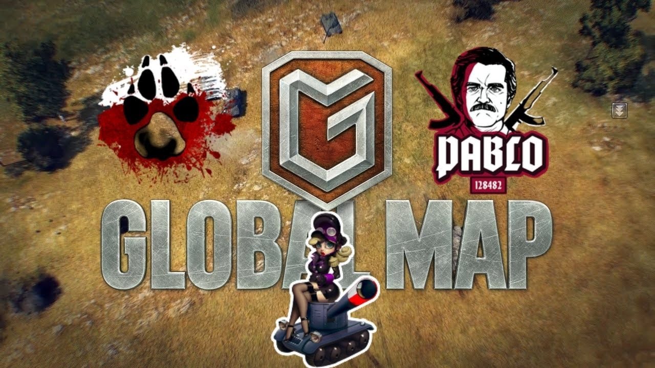 WOT | GLOBAL MAP | 1453 vs PABL0 / WWOLF / SANDY | CLAN WARS - YouTube