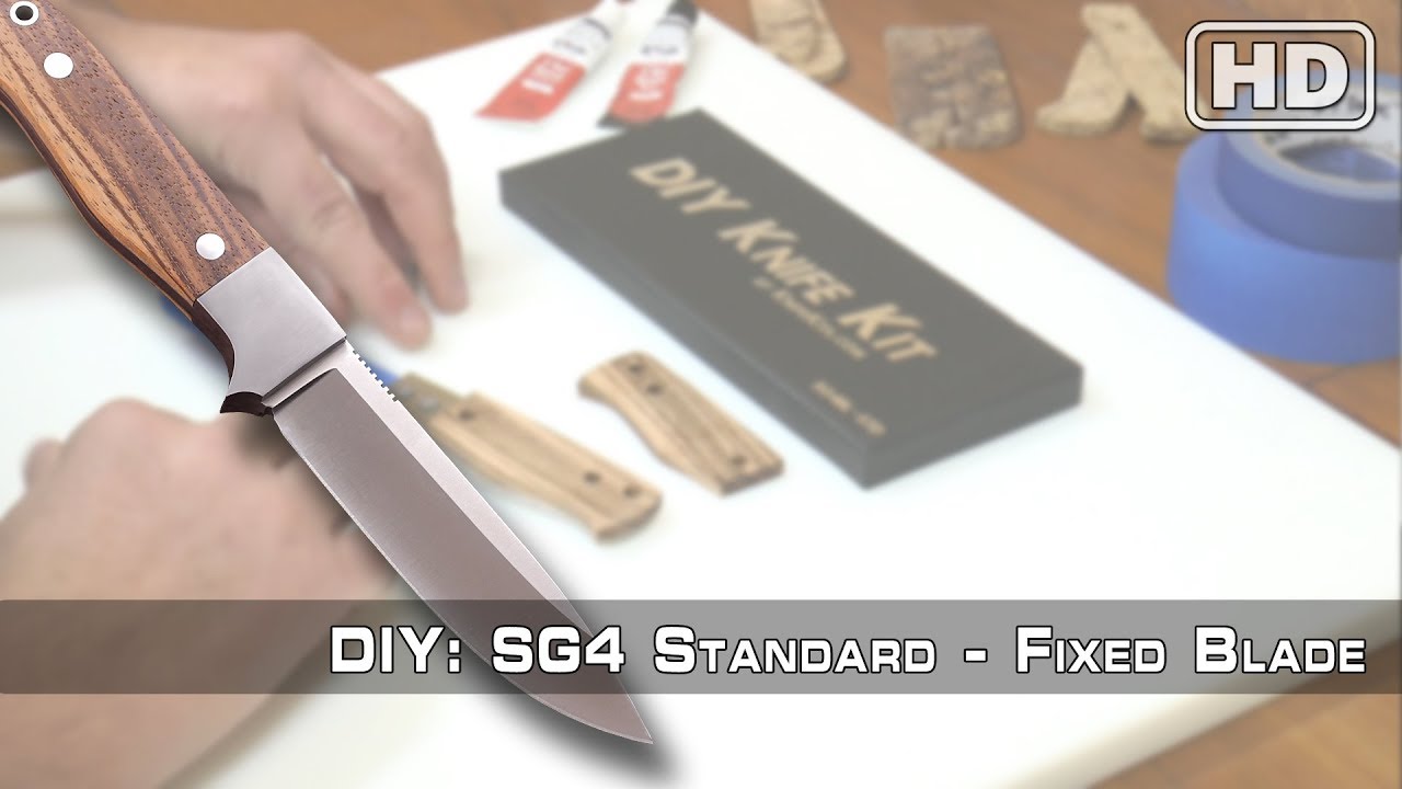 How to Build: The SG4 Knife Kit by KnifeKits.com - YouTube