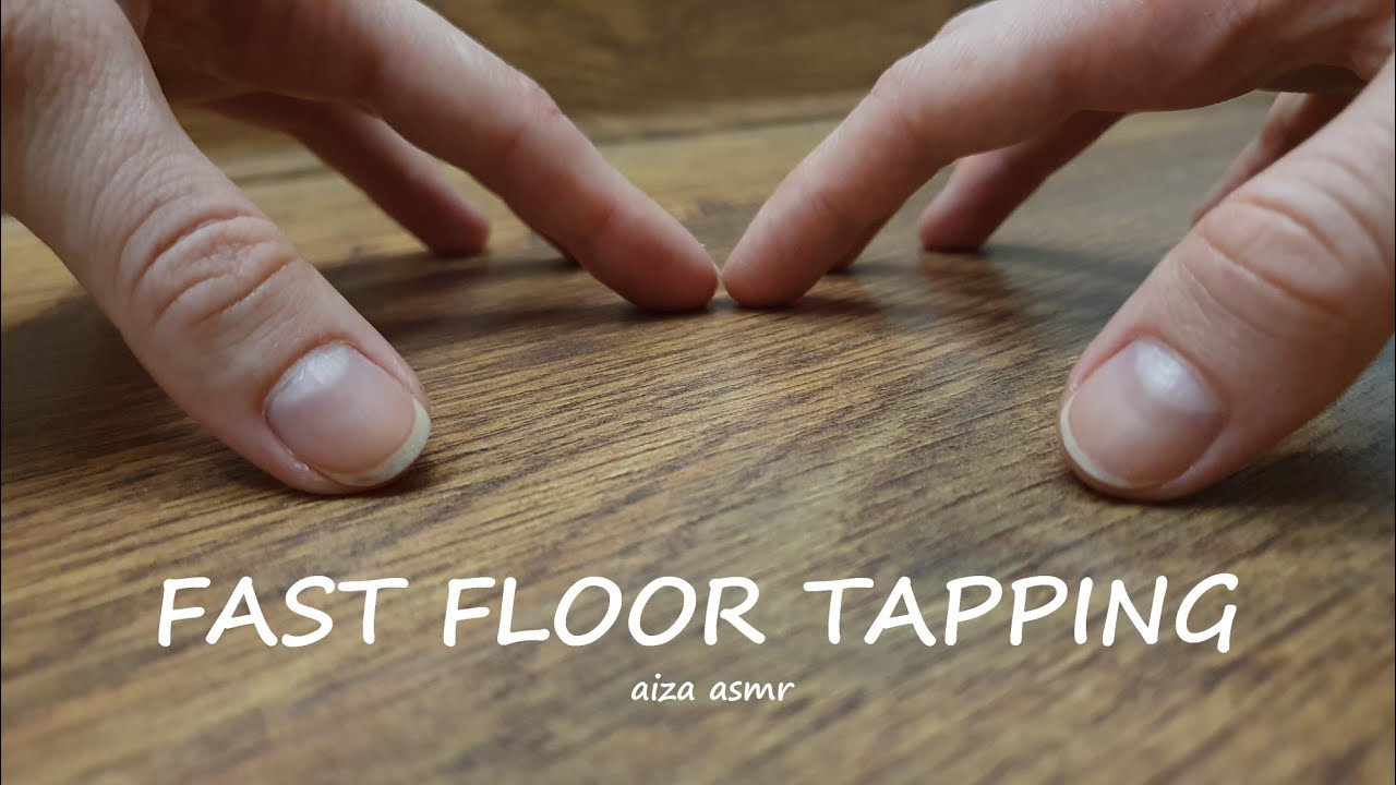 ASMR fast floor tapping - YouTube
