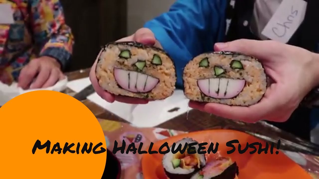 Making Halloween Sushi! - YouTube