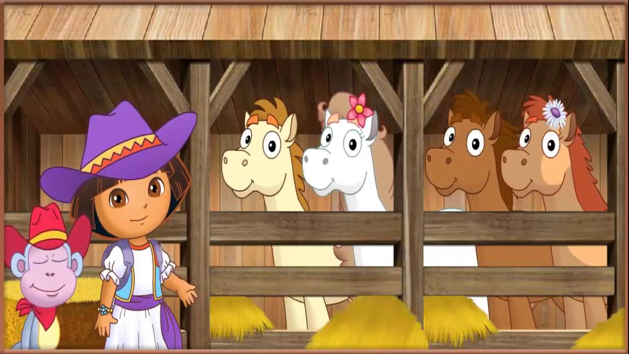 Dora's pony adventure Dora the explorer - YouTube