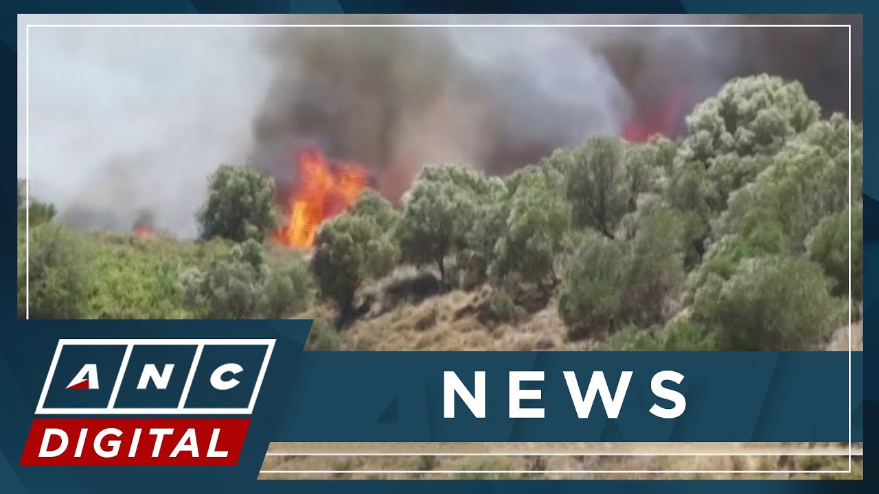 Greece battles wildfire for second day on Kos Island | ANC - YouTube