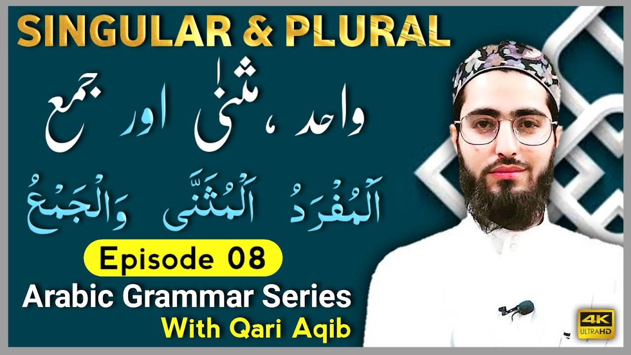 ADDAD | Singular & Plural | Arabic Grammar Series | Ep- 08 | Qari Aqib ...