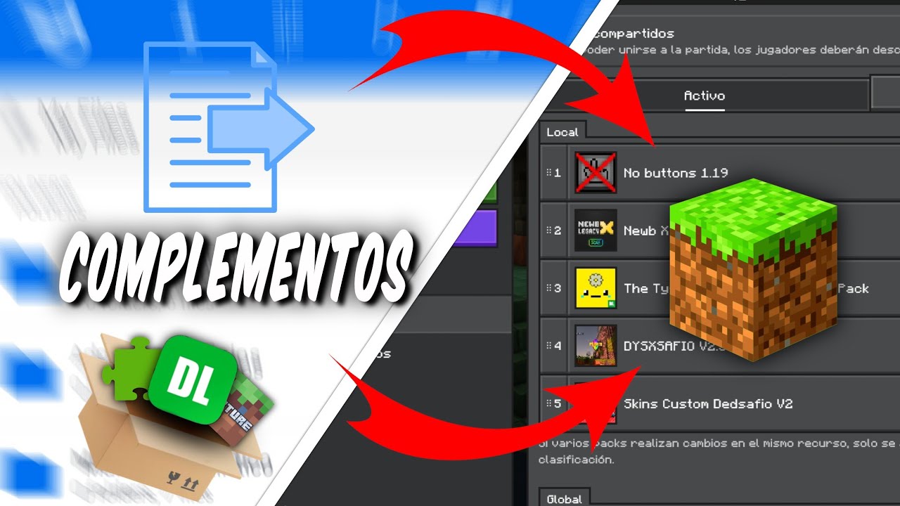 Cómo Convertir archivos .ZIP a .MCPACK para Minecraft bedrock 1.21.X ...