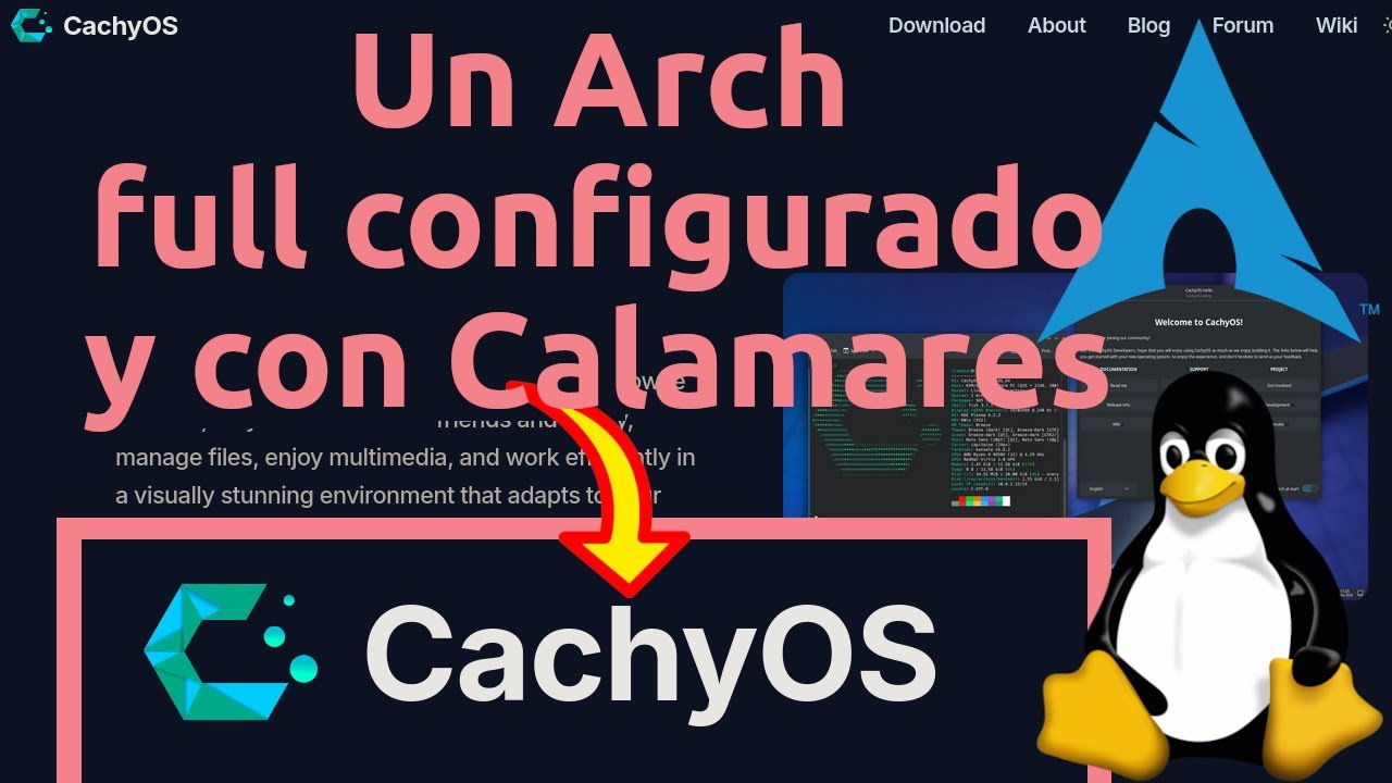Cachy OS - Un Arch Linux Completamente configurado dando siguiente ...