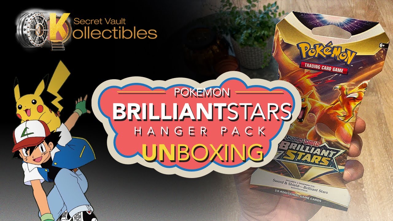 SVK - Brilliant Stars Pokemon Hanger Pack Opening! - YouTube