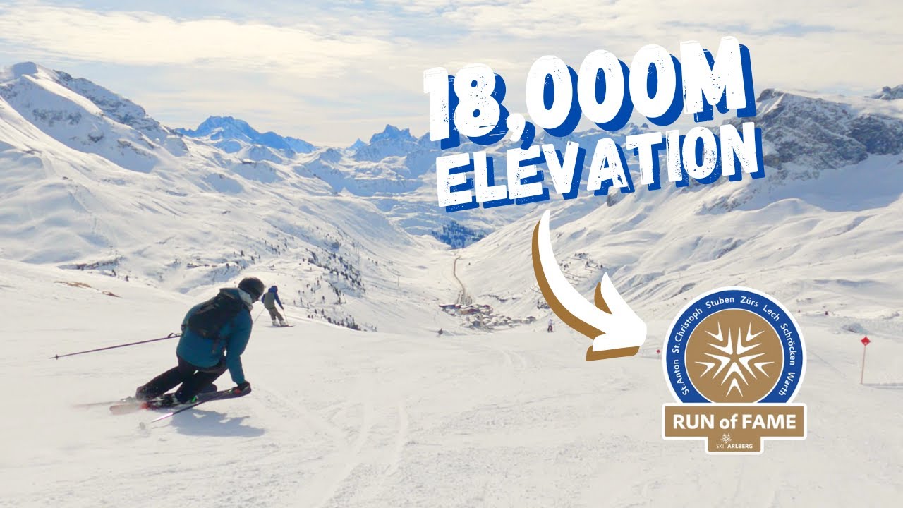 Attempting Austria's LONGEST ski circuit | Skiing Arlberg, Austria ...