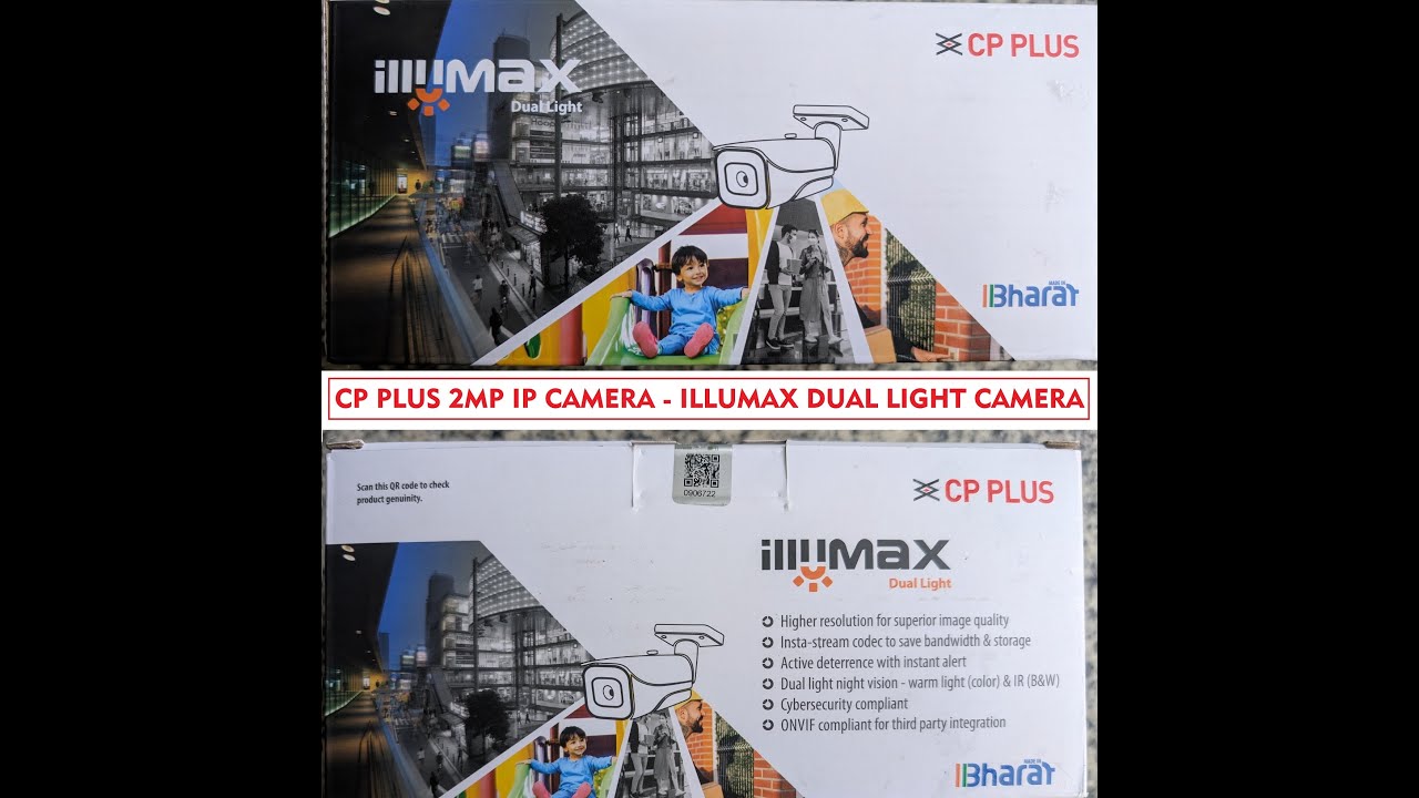CP Plus 2MP IP ILLUMAX DUAL LIGHT CAMERA Unboxing - YouTube