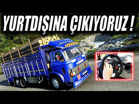 HÜSEYİNLERLE YURTDIŞINA ÇIKTIK !!! DEDE YADİGARI FORD 1210 ETS 2 MOD 1.43 [ Logitech G29 ]