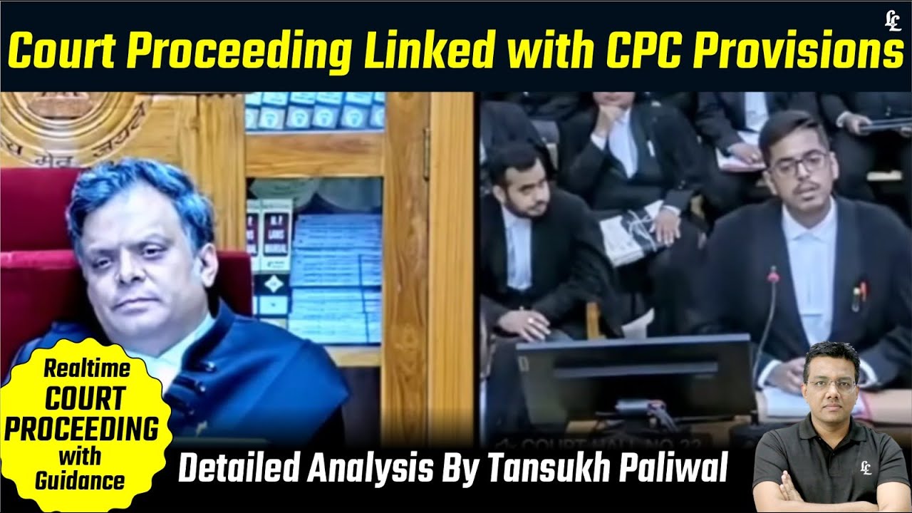 Court Proceeding Linked with CPC Provisions Part-1 l Linking Vakalat by ...