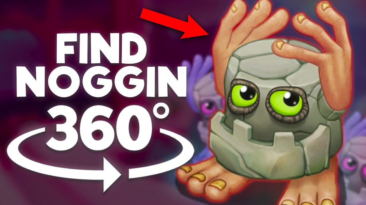 Find Hidden NOGGIN in 360°/VR! My Singing Monsters! - YouTube