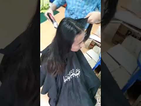 Uncle long hair cut - YouTube