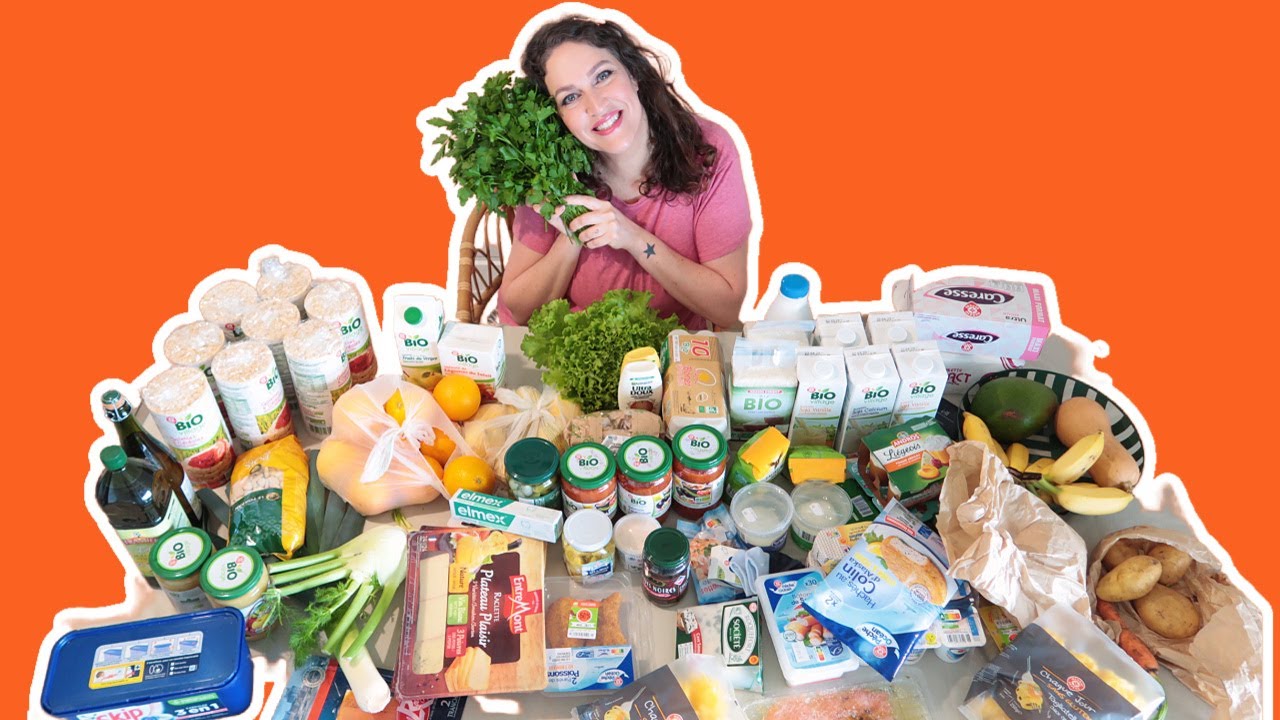 Retour de courses: frigo vide, budget, recettes! - YouTube