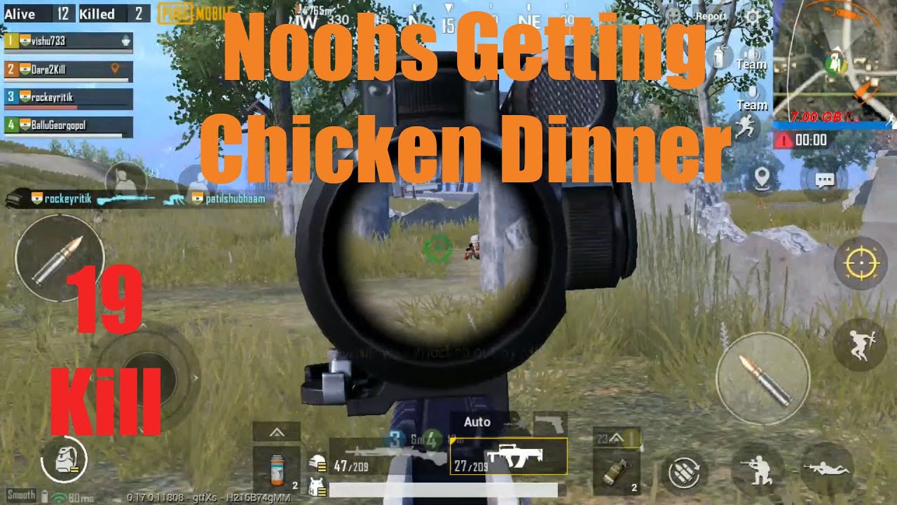 Noobs Getting Chicken Dinner || Noobs Squad - YouTube