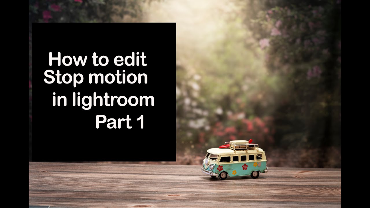 How to edit and export photos for stop motion animation in Lightroom ...
