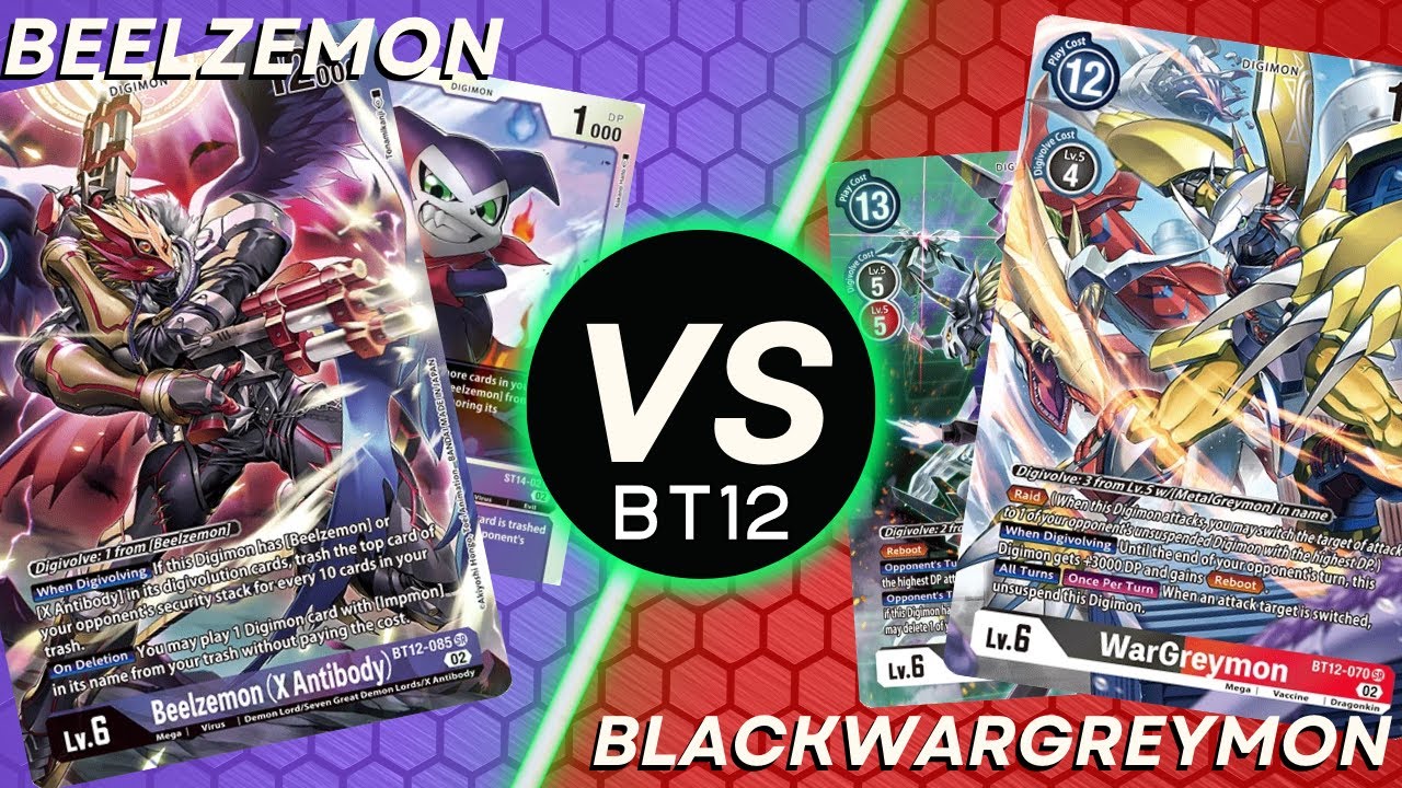 Blackwargreymon Vs Beelzemon
