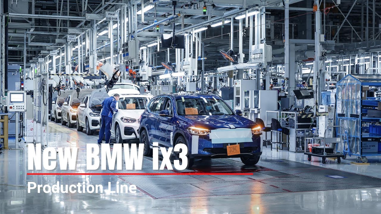 New BMW iX3 Production Line | BMW Factory in China | How Electric Car ...