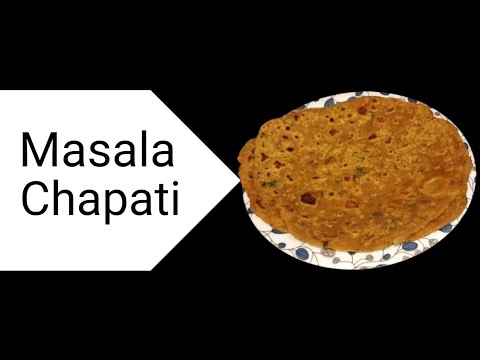 Masala chapati | lunch box recipe | Easy indian recipes | Masala roti ...