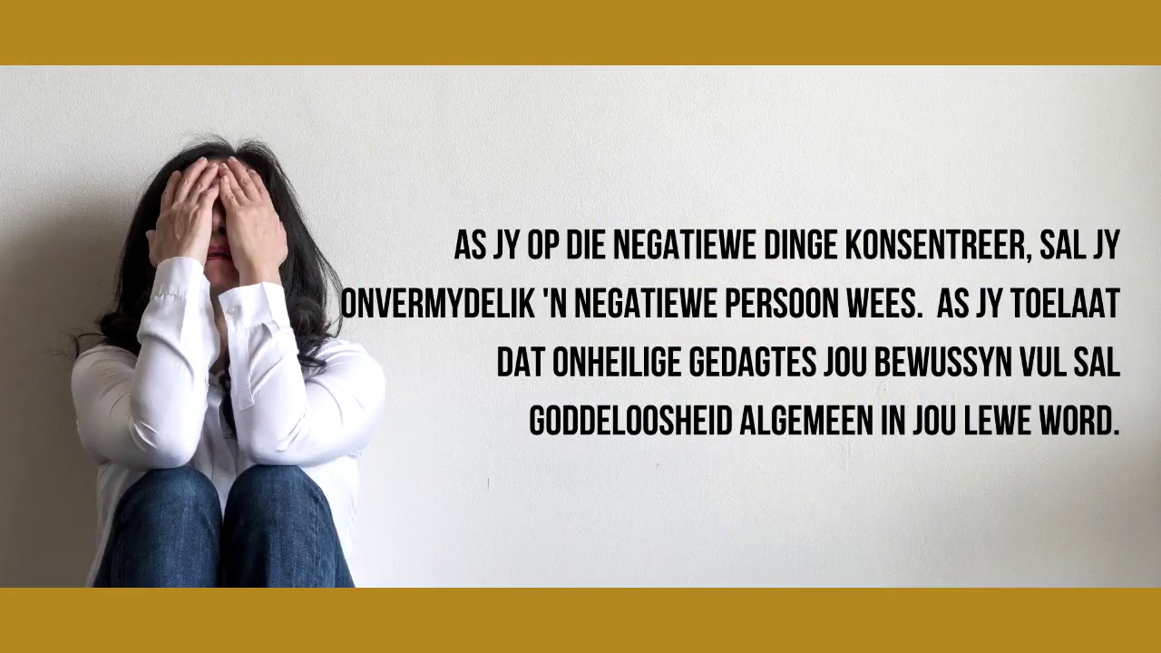 Beleef God - Dag 3 - Deur jou gedagtes op Hom te rig - YouTube