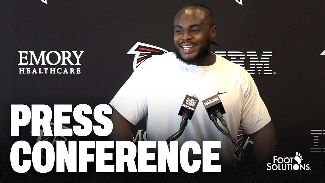 Grady Jarrett speaks on recovery and returning to the field for the ...
