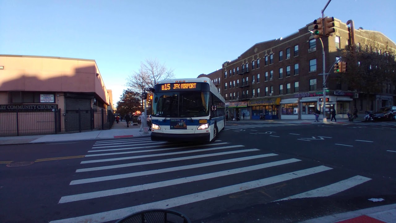 MTA New York City Bus: 2015 NFI New Flyer XD40 #7156 On The B15 - YouTube