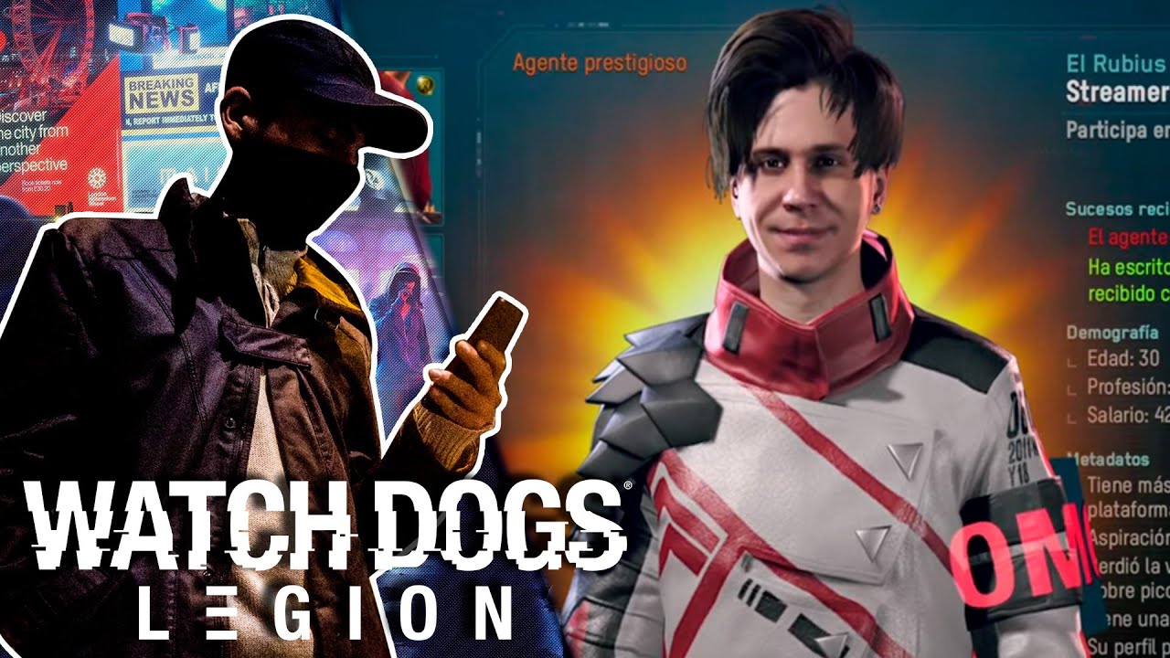 #3 PROBANDO AL RUBIUS | WATCH DOGS LEGION ESPAÑOL 4K | Red Shock - YouTube