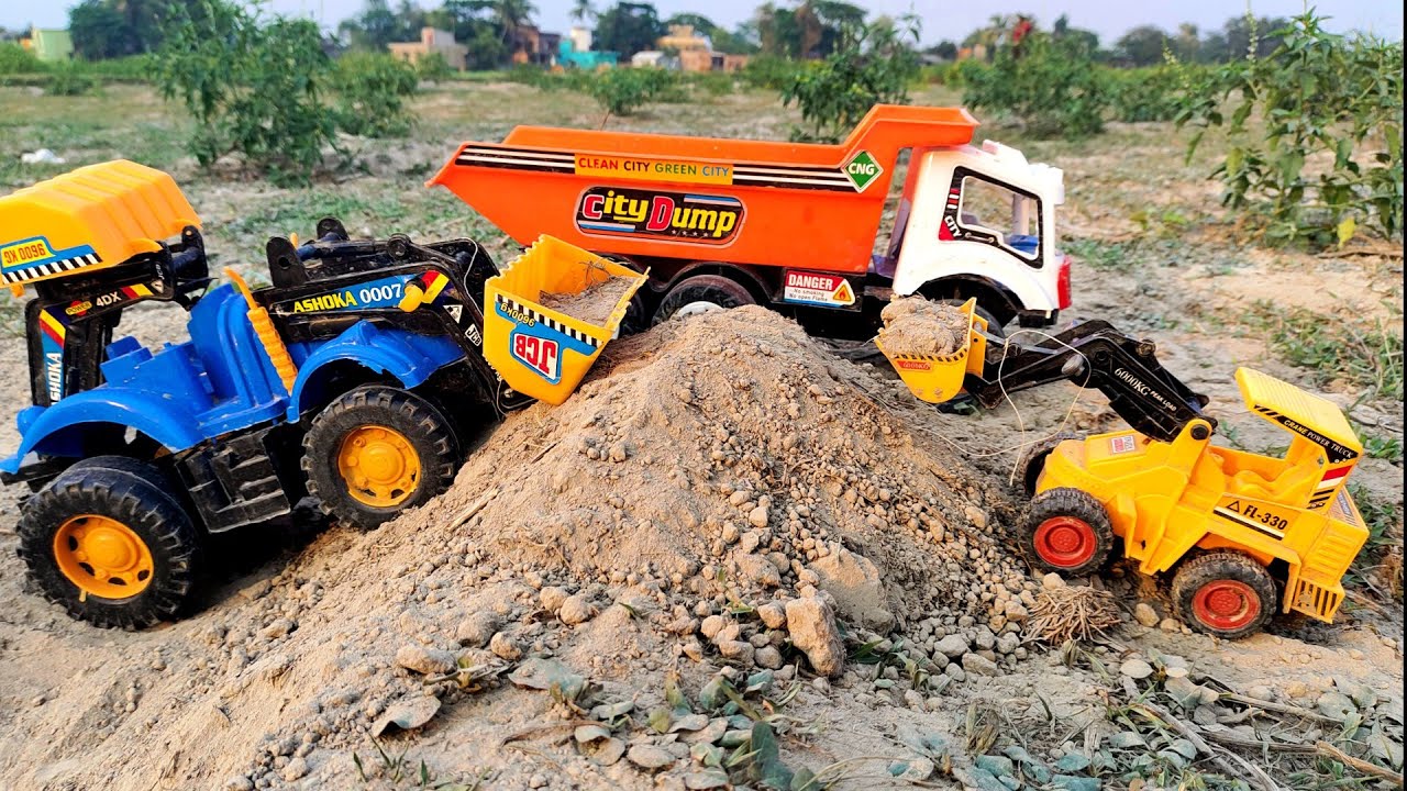 JCP autorickshaw cartoon | toy helicopter ka video | airplane, dumper ...