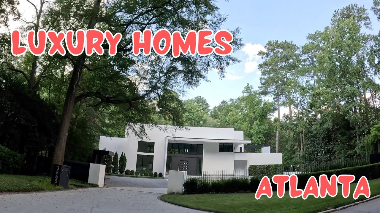 Driving Around Atlanta 4K | Wealthy Atlanta Neighborhoods - YouTube