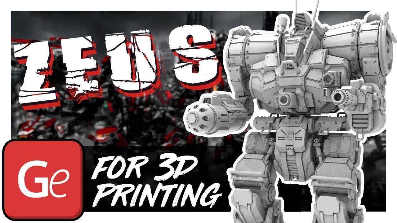 Zeus MWO 3D Model | Assembly by Gambody - YouTube