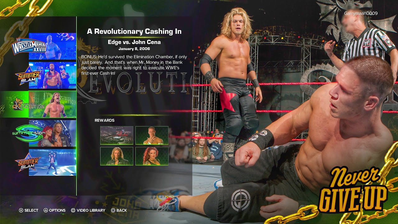 WWE 2K23 edge showcase 08 - YouTube