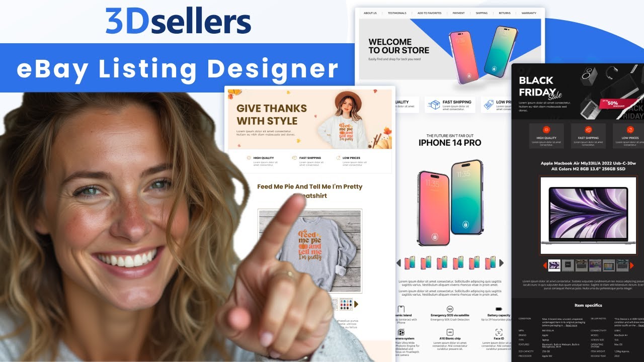 What If You Could Create Professional eBay Listing Design Template in ...