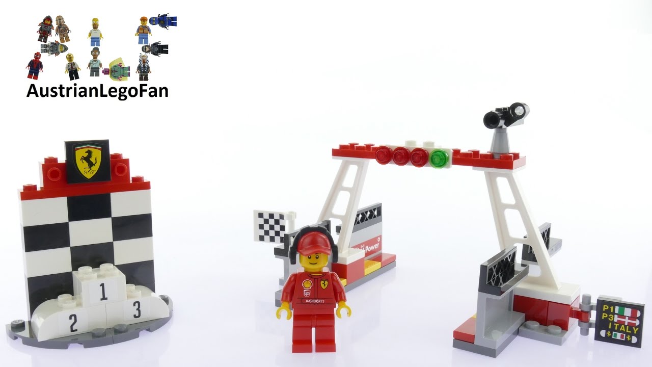 Lego Promotional 40194 Finish Line & Podium - Lego Speed Build Review ...