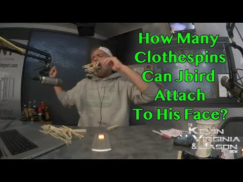 How Many Clothespins Can Jbird Attach To His Face? – 97.9 WRMF