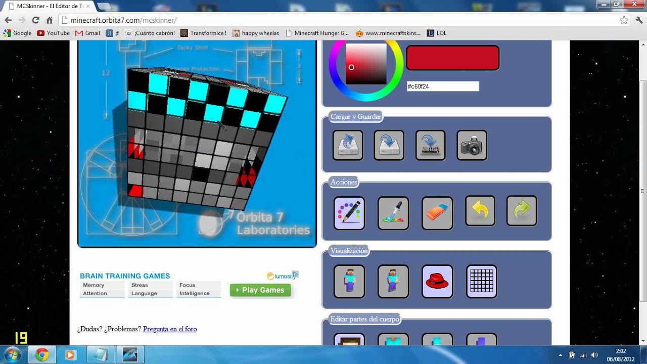Editor de Skins de Minecraft,en HD - YouTube